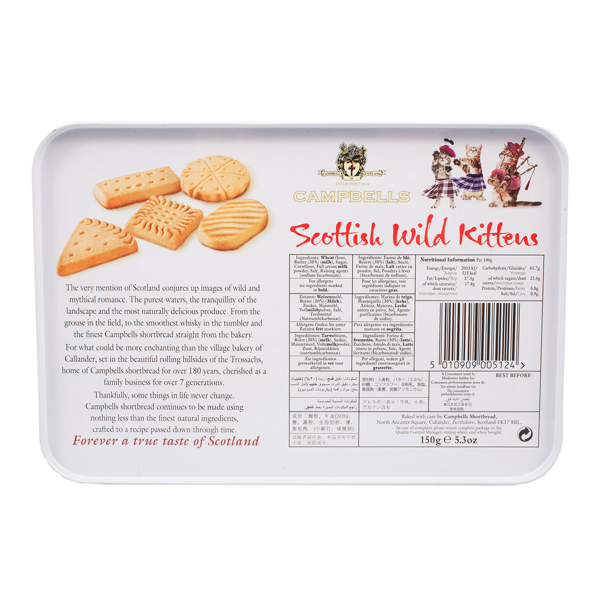 Novelty Gift Tin Shortbread – Heritage of Edinburgh