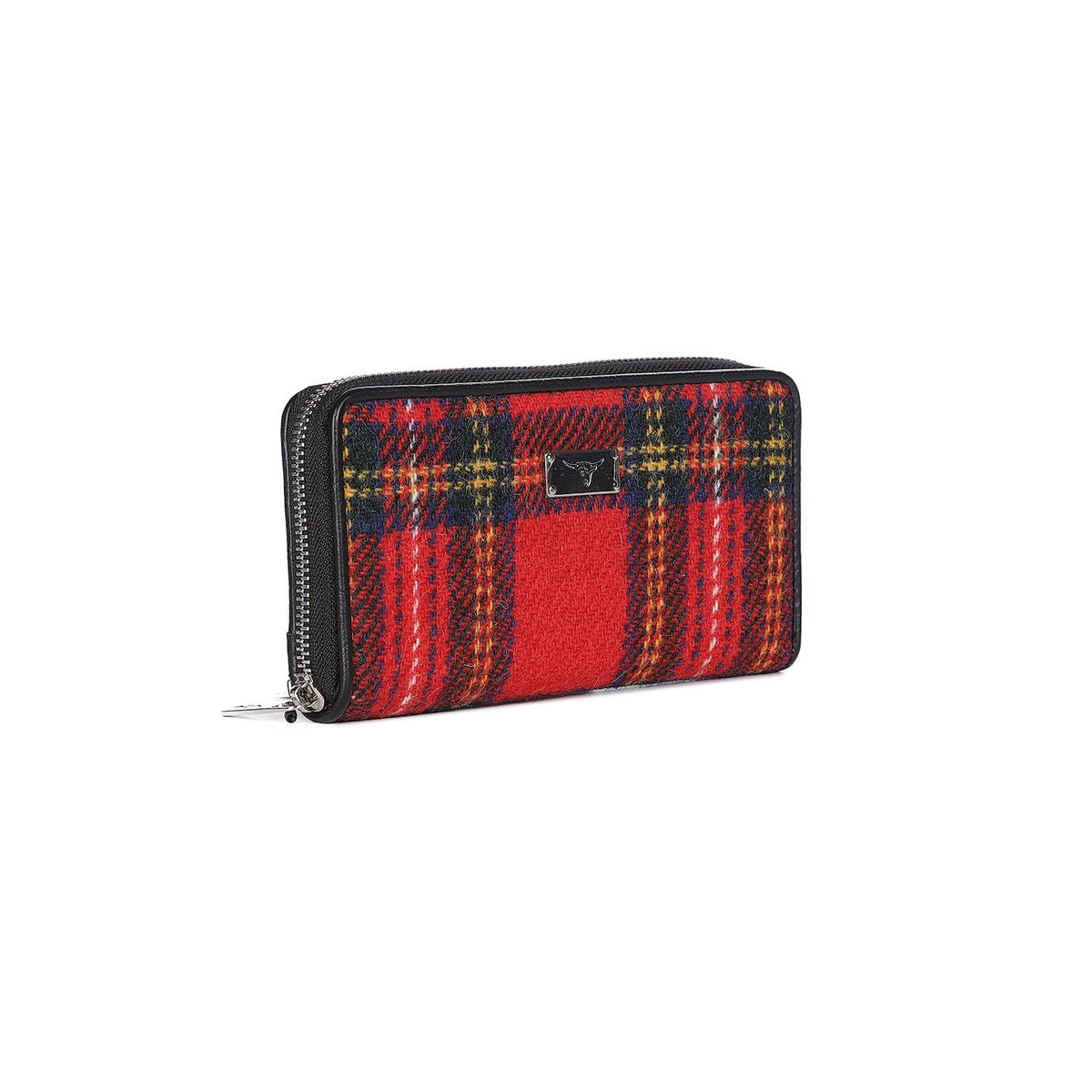 Harris Tweed Long Zip Purse - Staffa Royal Stewart – Heritage of Edinburgh